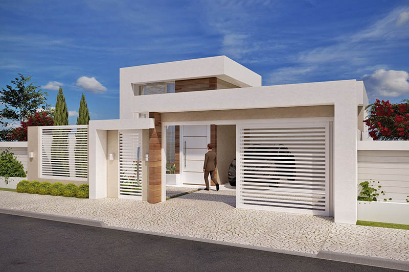 Casa T rrea Com Quintal Espa oso Projetos De Casas Modelos De Casas
