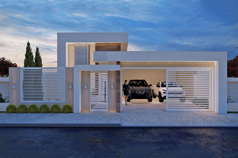 Casa T rrea Com Quintal Espa oso Projetos De Casas Modelos De Casas